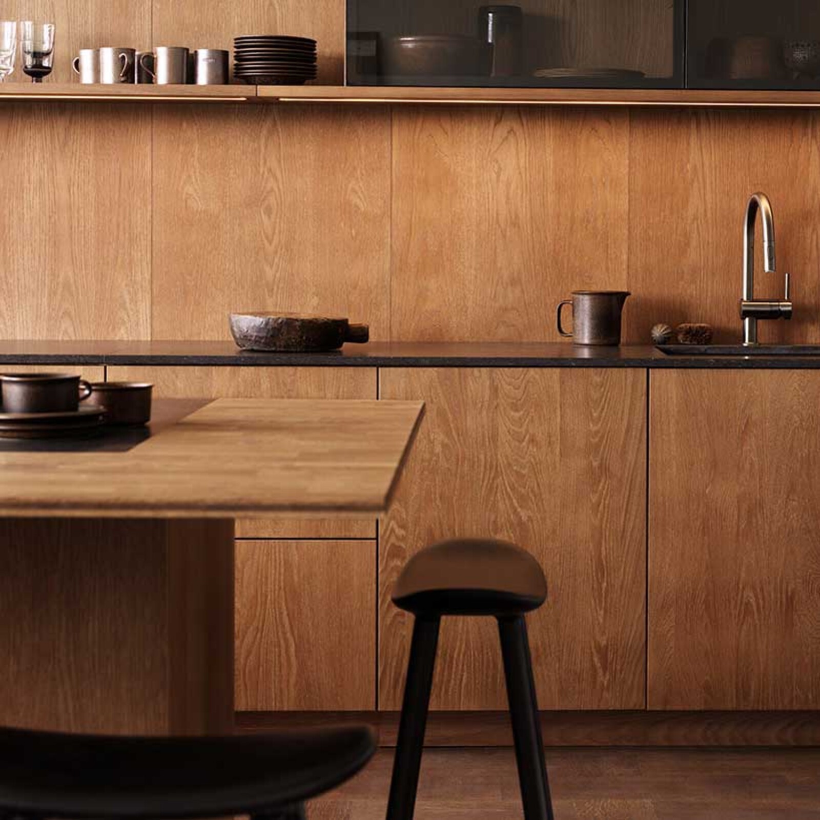 Benkeplater i massivt tre - baderom - Drømmekjøkkenet